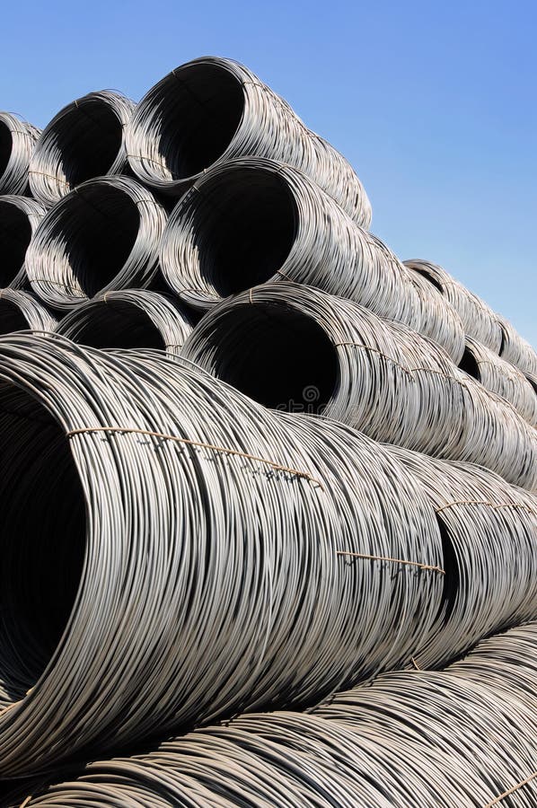 Iron wire stock photo. Image of iron, roll, industry - 15274588