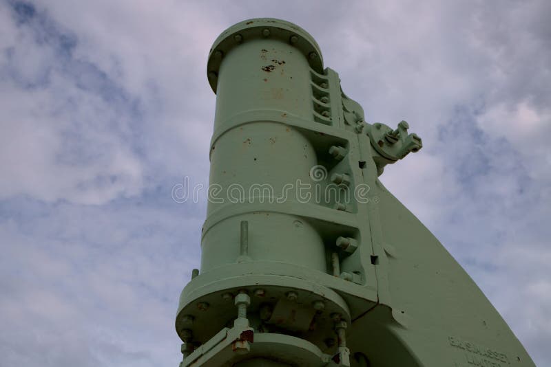 Iron Works Display at Chatham Docks, on 18-9-22.. Stock Image - Image ...