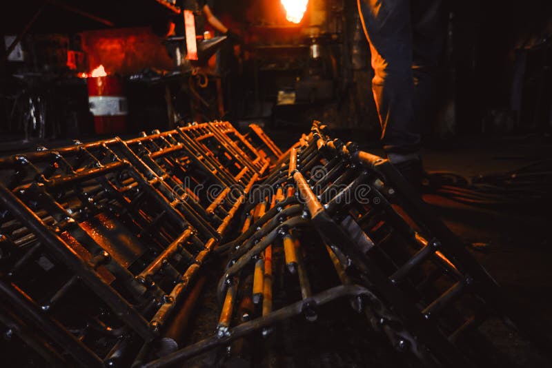 Iron in the workshop stock image. Image of engineering - 117508003