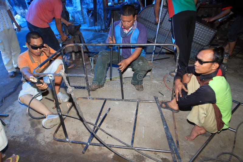 Iron workshop editorial photography. Image of recreation - 48664722