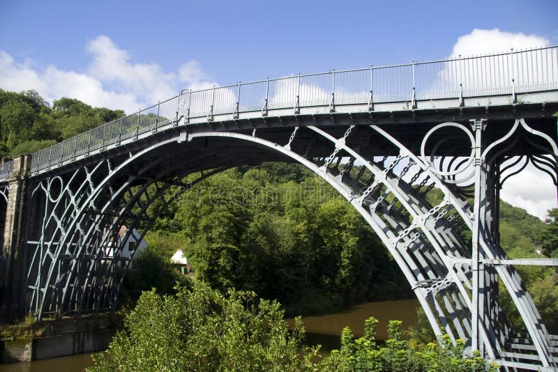 Ironbridge stock image. Image of river, heritage, ironbridge - 7609753