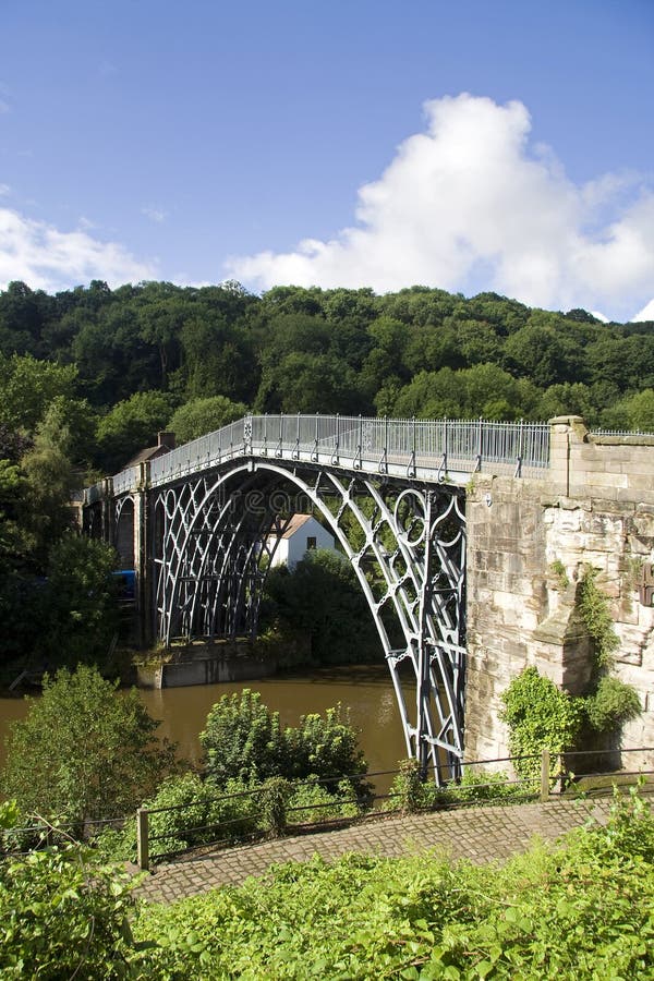 Ironbridge Gorge stock image. Image of river, tree, strut - 14545301