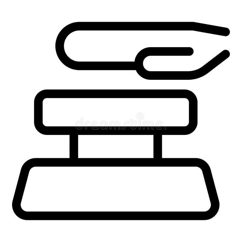 Ironing Machine Pressing Steaming Clothes Laundry Icon Stock Vector ...