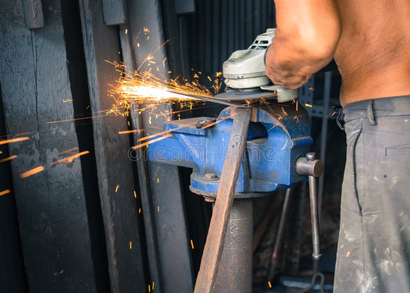 Ironsmith stock photo. Image of skill, machine, workman - 40195952