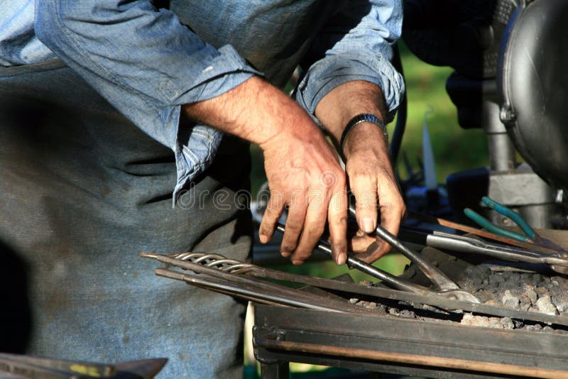 Ironsmith stock photo. Image of skill, machine, workman - 40195952