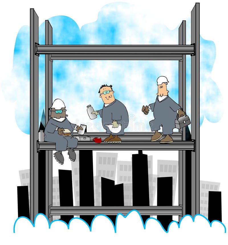 Ironworkers stock illustration. Illustration of cartoon - 20979644