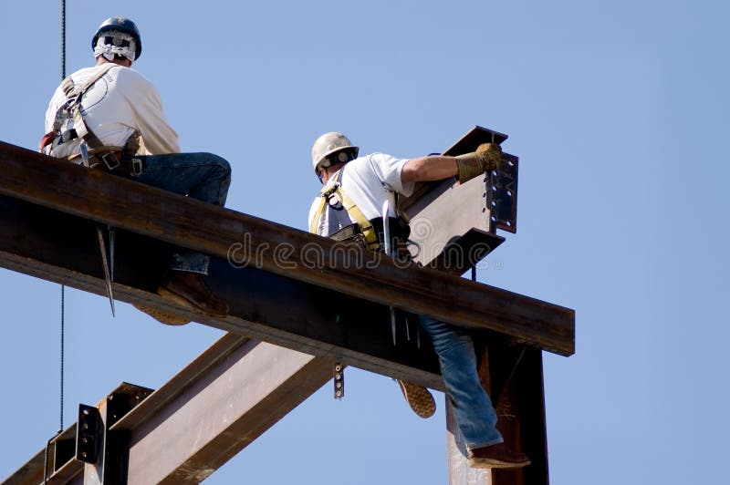 Ironworkers stock image. Image of heavy, people, caps - 2317337