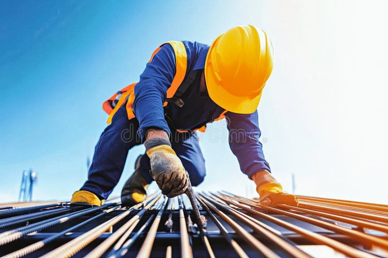 Ironworkers Skillfully Assemble and Join Steel Beams, Columns, and ...