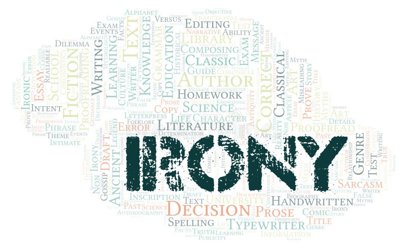Irony Letters Stock Illustrations – 25 Irony Letters Stock ...
