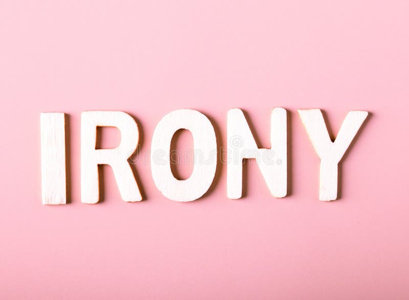 Irony Written Wooden Letters Stock Photos - Free & Royalty-Free Stock ...