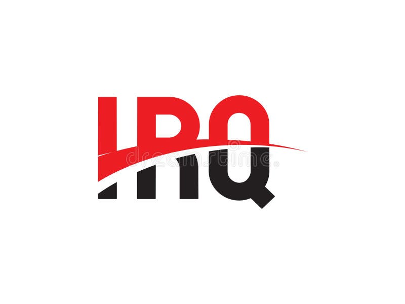 IRQ Letter Initial Logo Design Vector Illustration Stock Vector ...