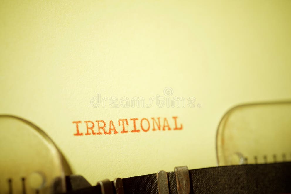 Irrational concept view stock image. Image of unfounded - 319561445