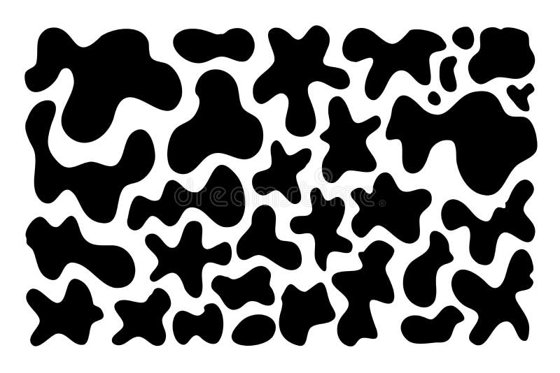 Irregular Blob, Set Abstract Shapes. Random Blobs. Simple Liquid ... Irregular Blob, Set Abstract Shapes. Random Blobs. Simple Liquid ...