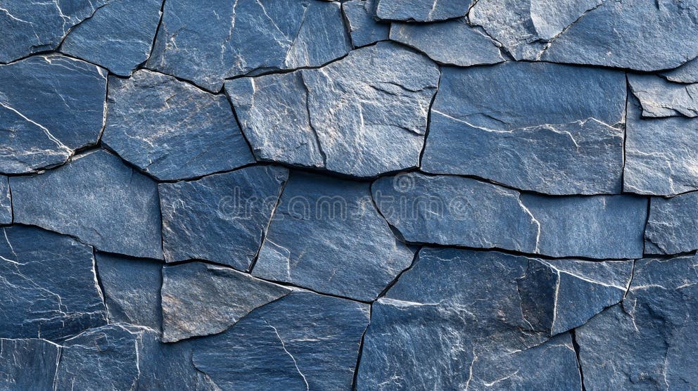 Irregular Blue Stone Wall Texture Background High Quality Image Stock ...
