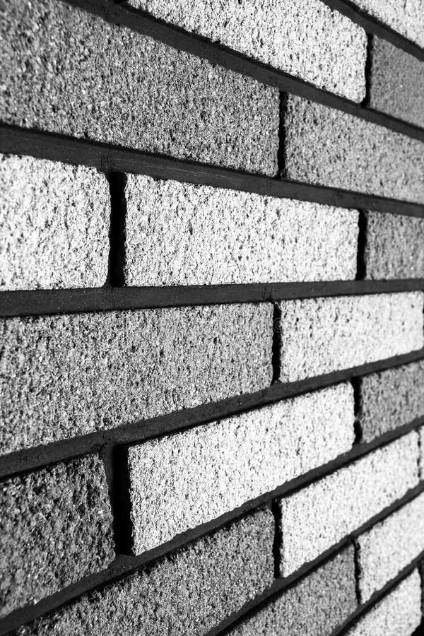 Irregular Brick Arrangement. on the Wall. in Black and White Stock ...