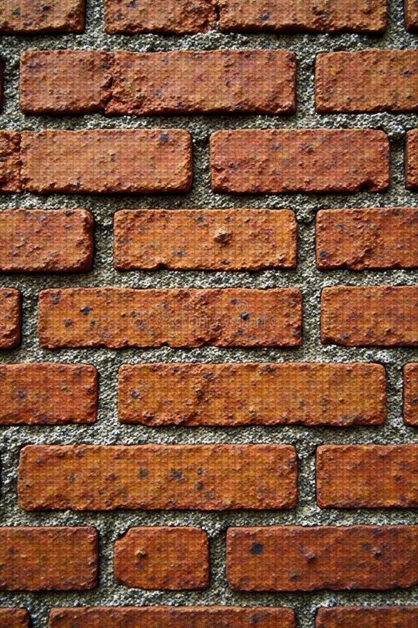 Irregular Brick Surface; Varying Tones, Visible Mortar, Masonry ...