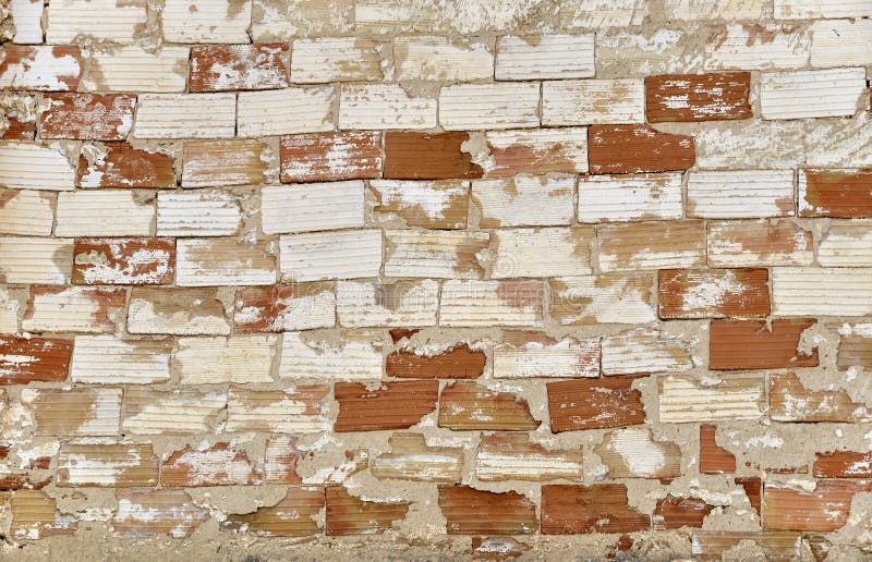 Irregular Red Brick Wall Background Stock Photo - Image of brown ...