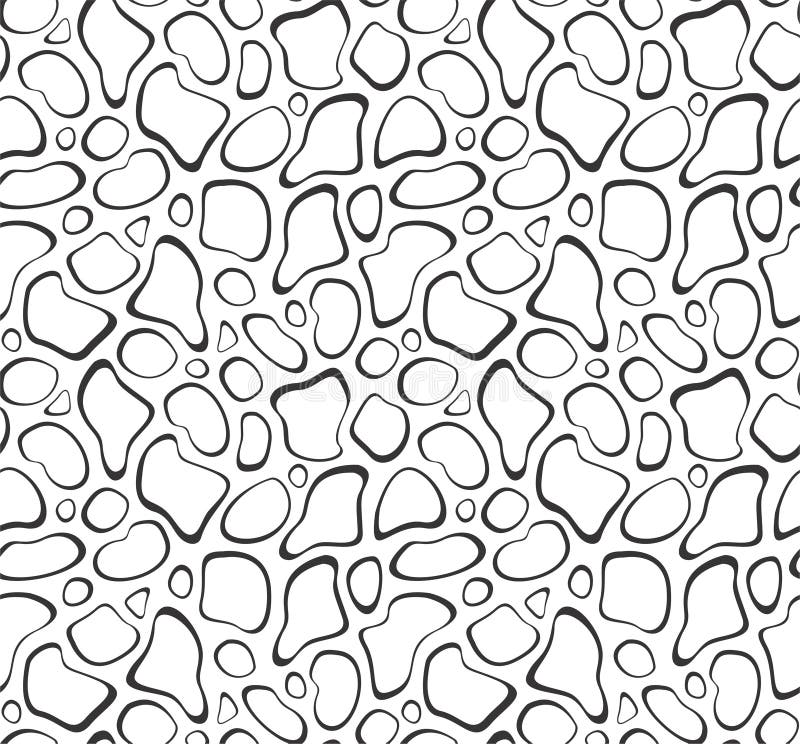 Vector Irregular Seamless Pattern. Animal Skin Texture Pattern Vector ...