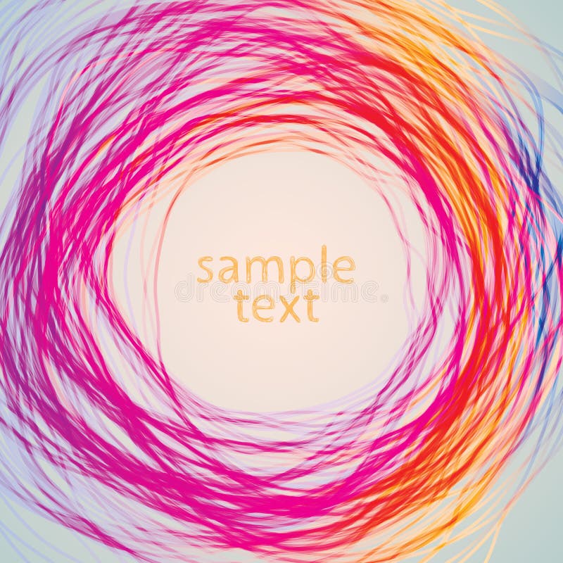 Irregular circles stock vector. Illustration of power - 26098075