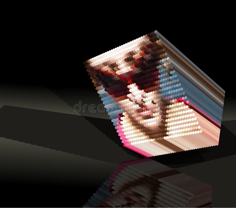 Irregular Geometrical Form- Face Stock Vector - Illustration of ...