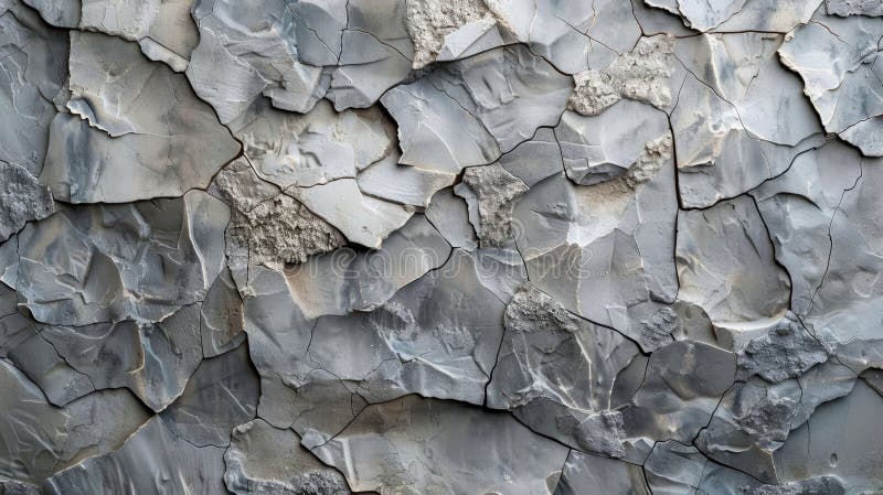 Irregular Grey Surface with Unique Texture and Cracked Patterns Stock ...