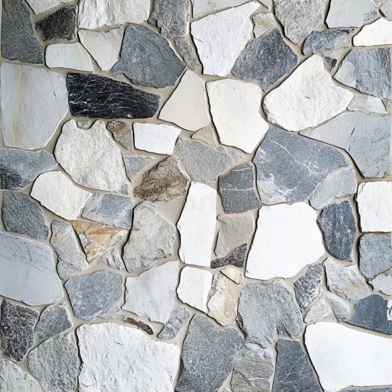 Irregular Grey and White Stone Wall Texture High Quality Image Stock ...