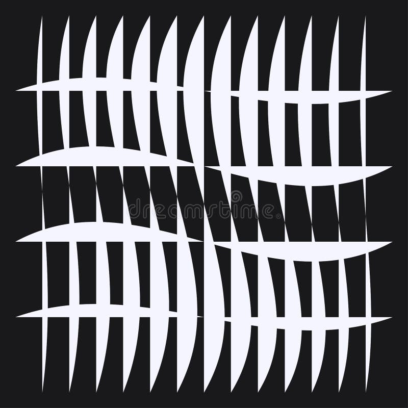 Irregular Grid, Mesh with Random Lines. Squares Lattice, Grating ...