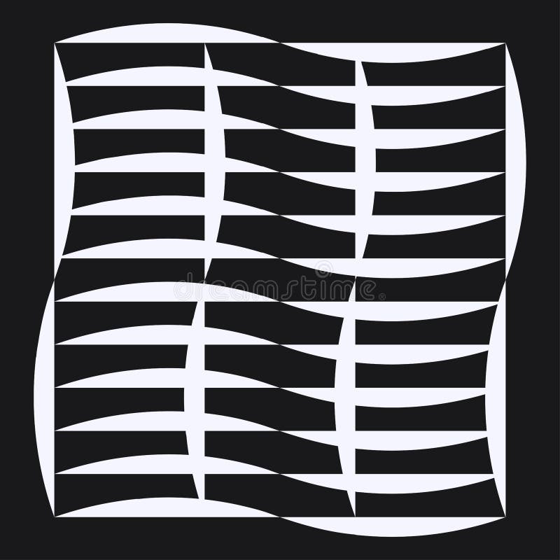 Irregular Grid, Mesh with Random Lines. Squares Lattice, Grating ...