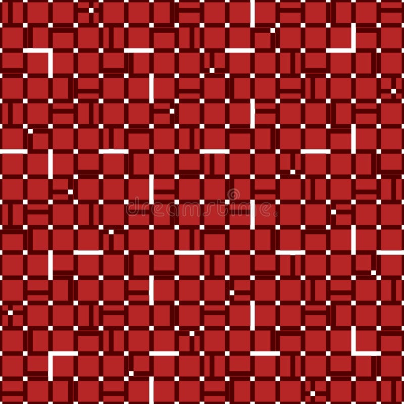 Irregular Grid Mesh with Squares. Seamlessly Repeatable Duotone Stock ...