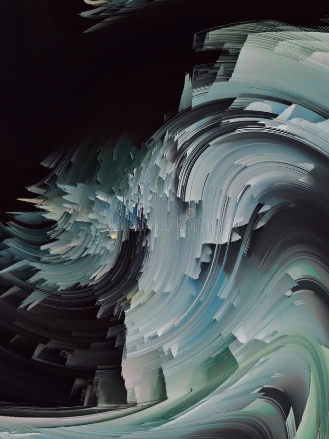 Irregular-pattern Illustration. Stock Illustration - Illustration of ...