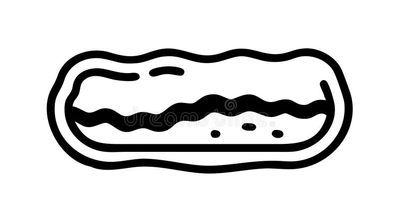 Irregular Pebble Stone Outline Icon, Nature Element, Texture, Vector ...