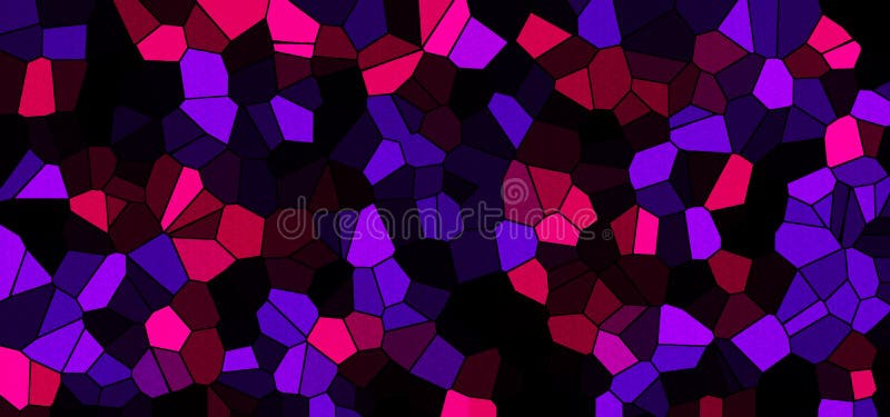 Irregular Purple Red Stained Glass Stone Brick Mosaic Background Stock ...