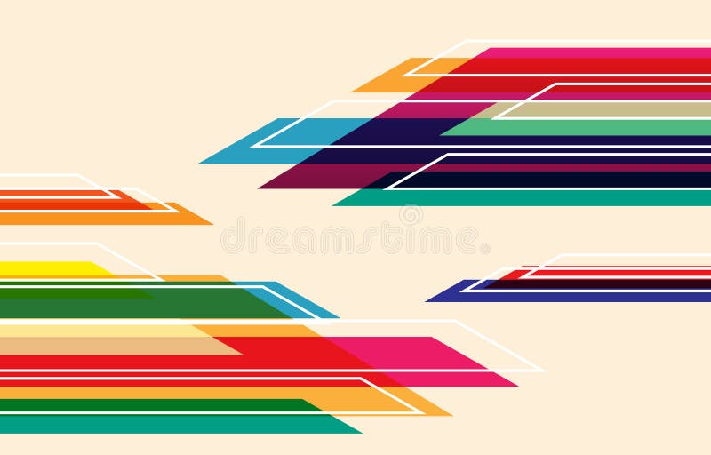 Quadrilateral Pattern Background Graphics with Different Color Segments ...