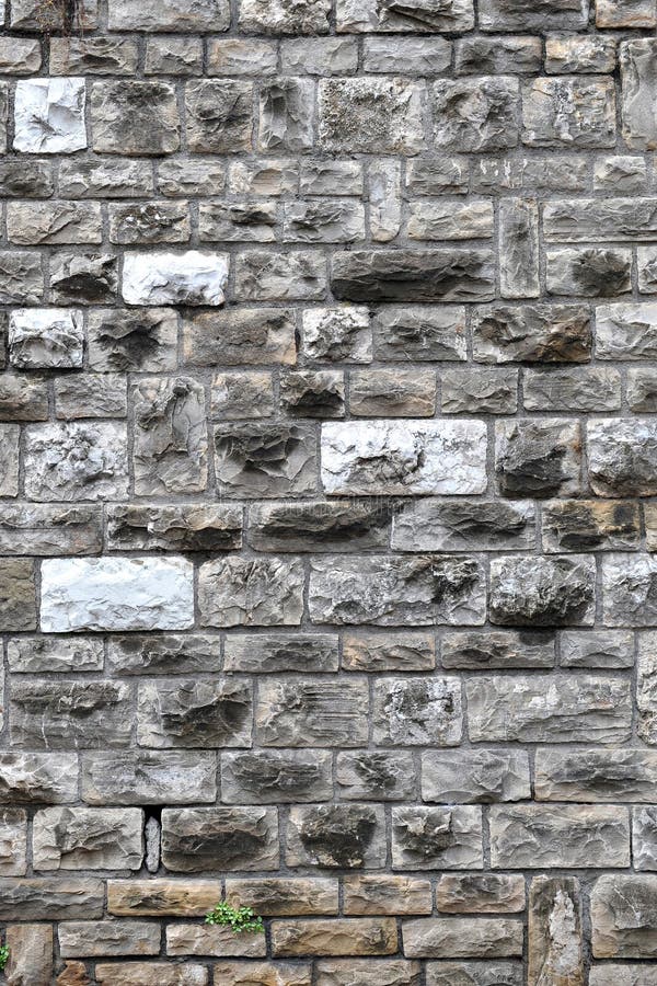Irregular Rectangular Stone Brick Wall Stock Photo - Image of bricks ...