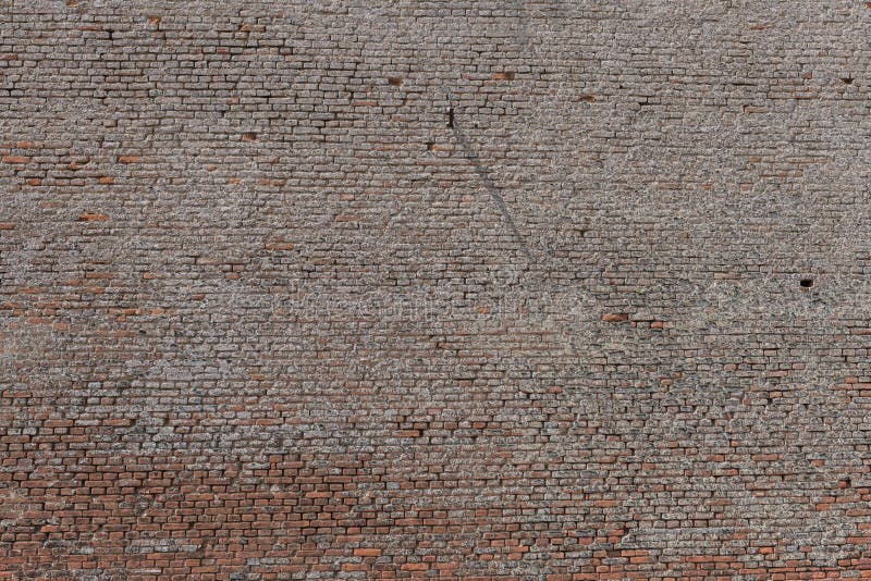 Irregular Red Brick Wall Background Stock Image - Image of paint ...