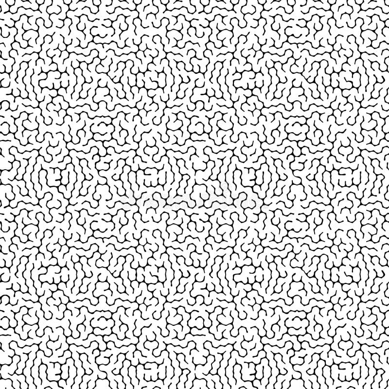 Irregular Seamless Pattern. Abstract Maze Design. Labyrinth Backround ...