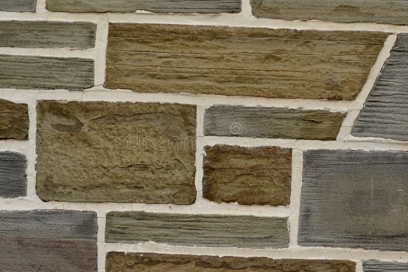Irregular Shale Brick Wall Closeup Texture Stock Photo - Image of ...