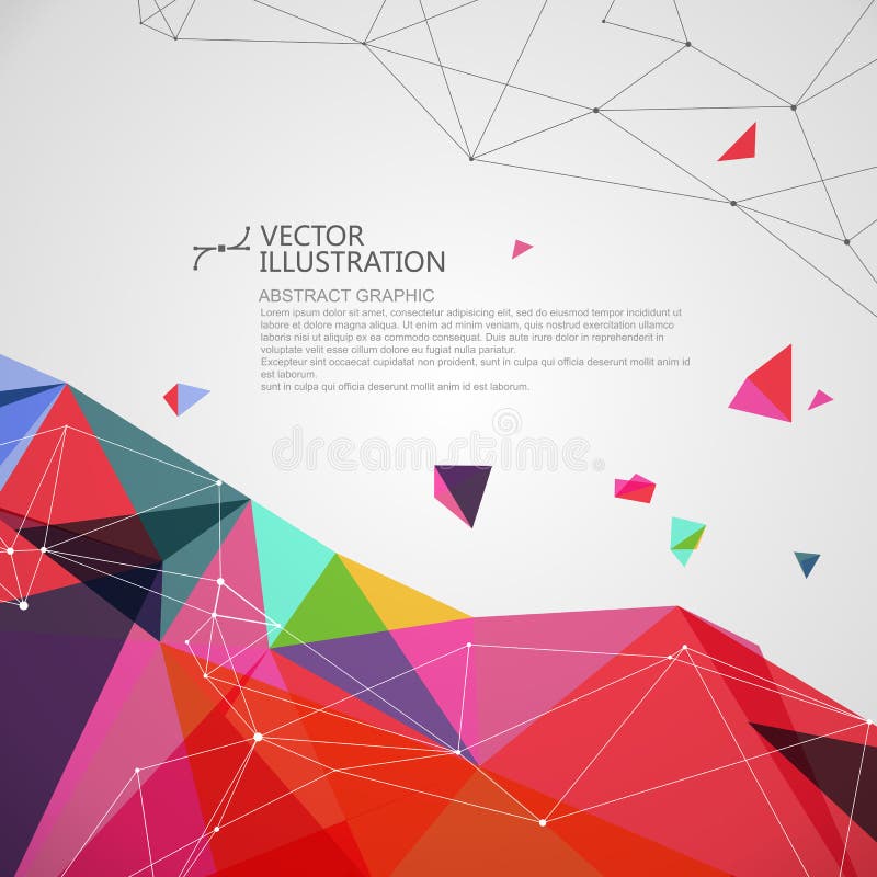 Irregular Shape of Dots, Lines and Faces, Abstract Design. Stock Vector ...