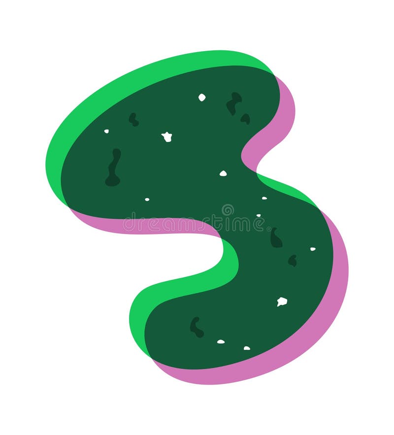 Irregular Shape Risograph Grunge Print Stock Vector - Illustration of ...