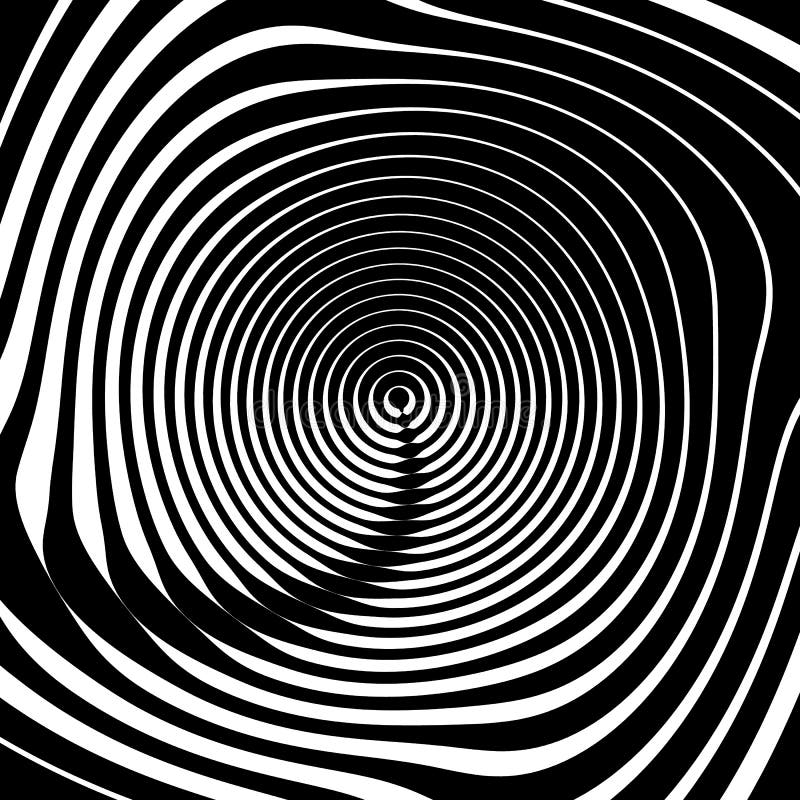 Irregular Spiral Background in Square Format. Abstract Geometric Stock ...