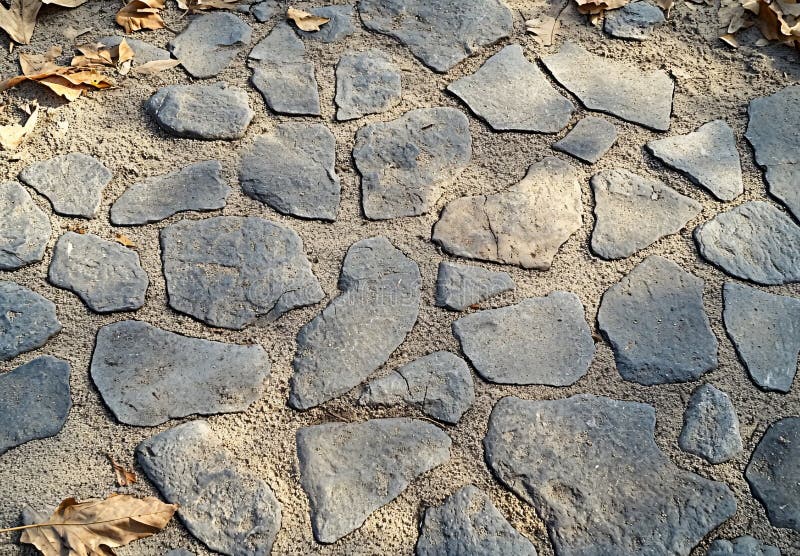 Irregular Stone Pathway Texture Background Grey High Quality Image ...