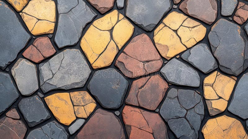 Irregular Stone Wall Texture Stock Photo - Image of geometric, home ...