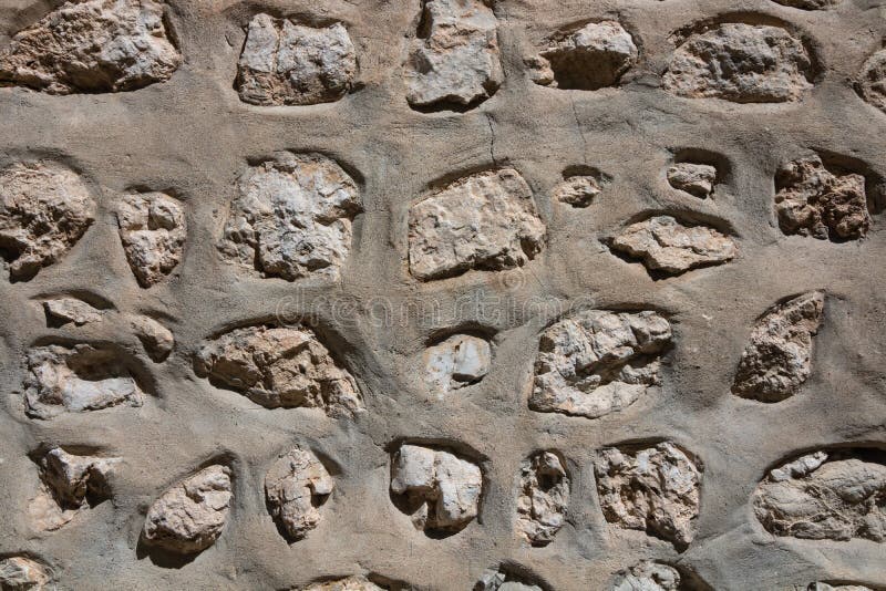 Irregular Stone Wall Texture in Focus Stock Image - Image of brown ...