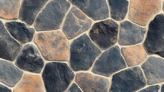 Irregular Stone Wall Texture Seamless Pattern Royalty Free Image Stock ...