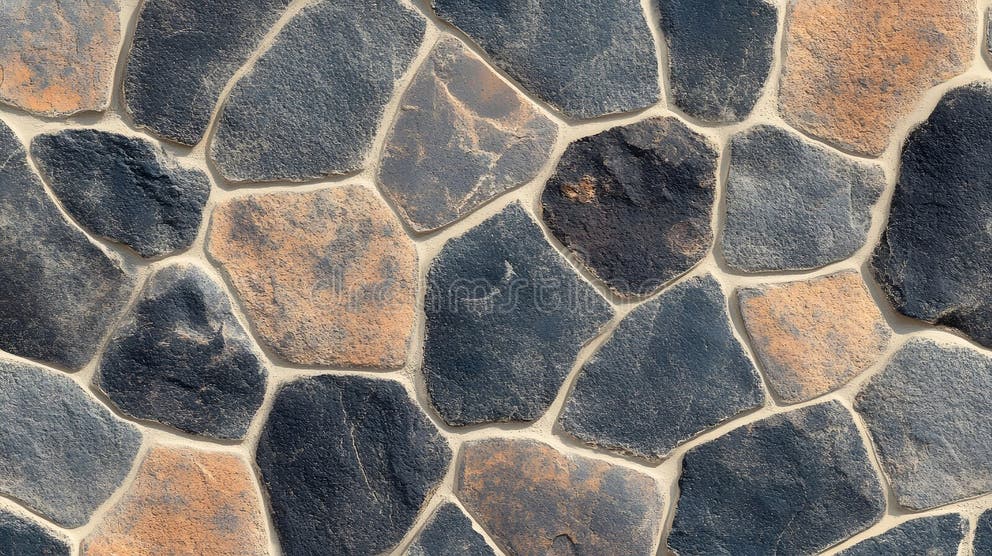 Irregular Stone Wall Texture Seamless Pattern Royalty Free Image Stock ...