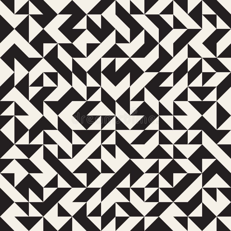 Irregular Tangled Shapes. Abstract Geometric Design. Vector Seamless ...