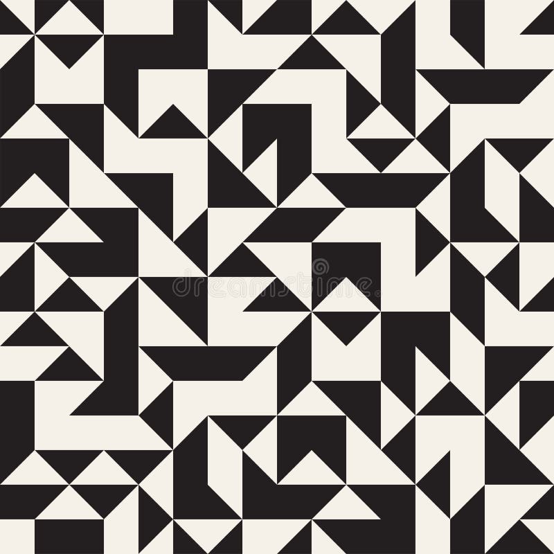 Irregular Tangled Shapes. Abstract Geometric Design. Vector Seamless ...