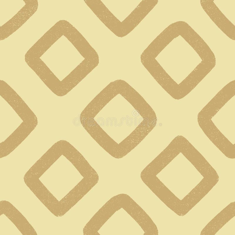 Irregular Textured Diamond Seamless Pattern. Stock Vector ...