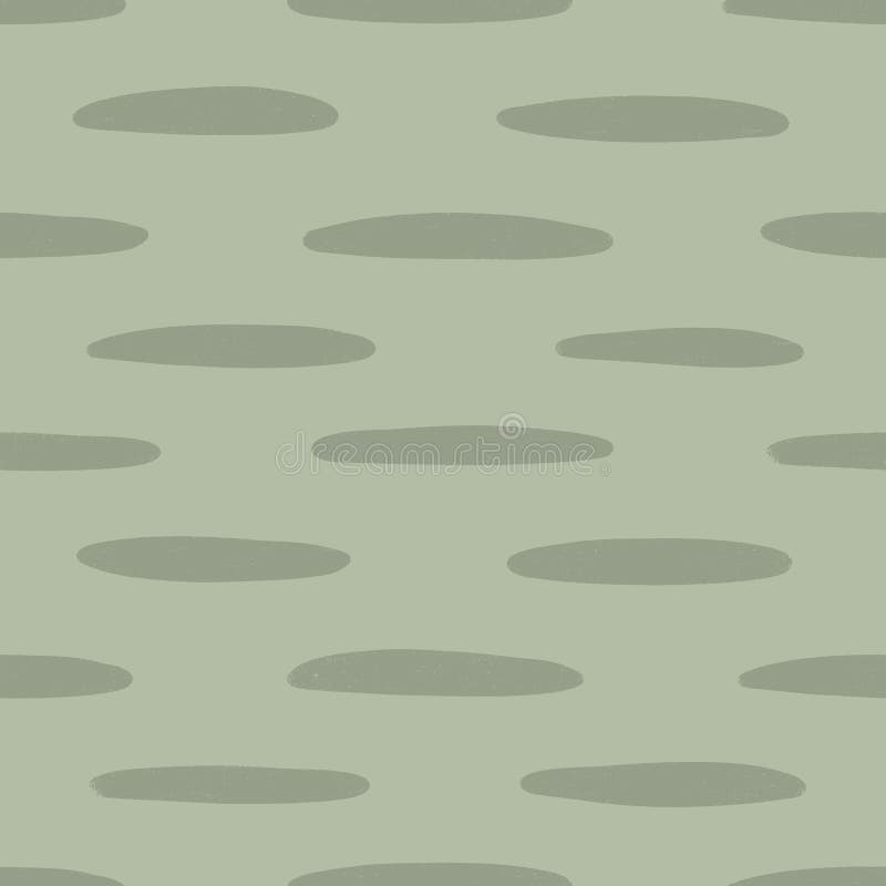 Irregular Textured Oval Shapes Seamless Pattern. Stock Vector ...