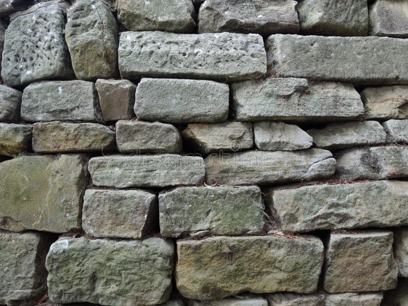 Irregular Wall Background Composed of Schist. Stock Photo - Image of ...